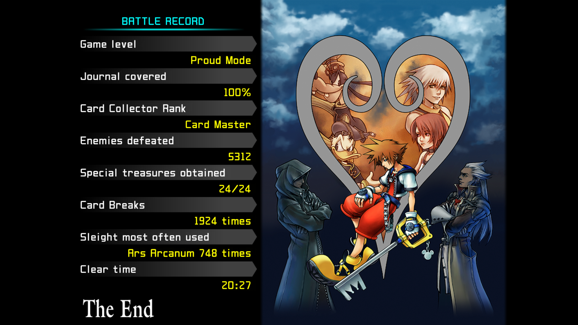 File:The End ST Proud 100 (KHRECOM) KHHD.png - Kingdom Hearts Wiki, the ...