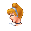 File:Cinderella (Dress) Sprite KHBBS.png - Kingdom Hearts Wiki, the ...